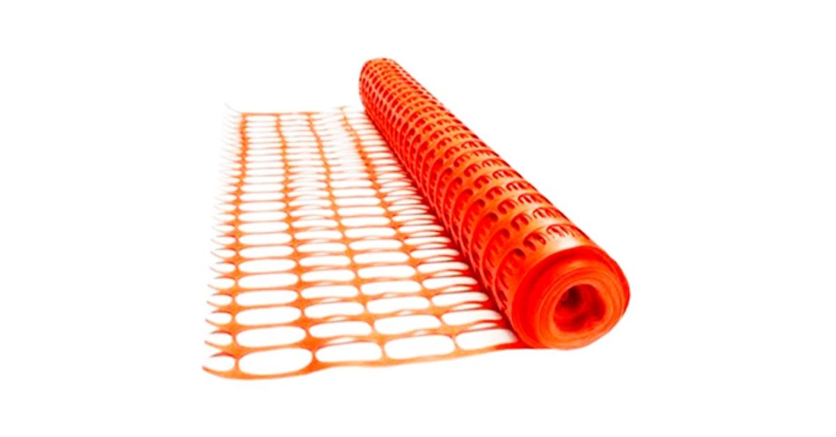 Malla de Seguridad HDPE color naranja - Venta de Artículos EPP en Lima